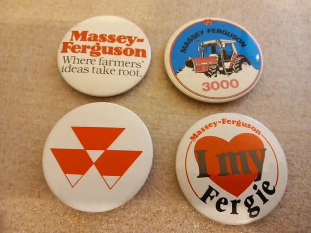 MASSEY FERGUSON TRACTOR Pin Badges 1980'S £17.99 - PicClick UK