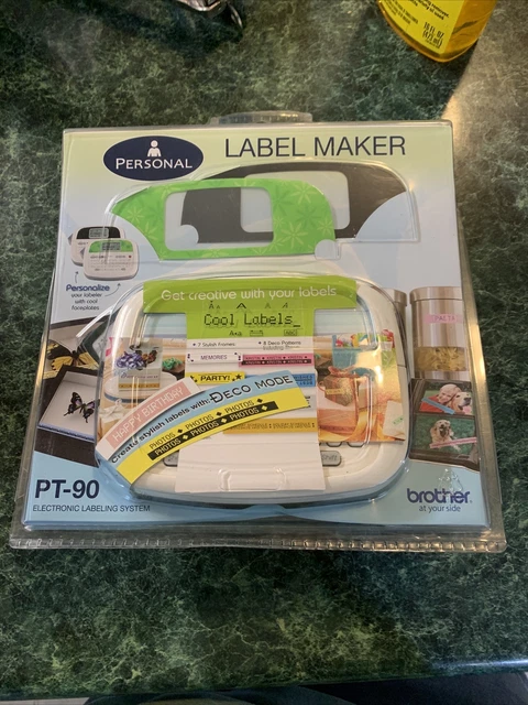 BRAND NEW BROTHER PT-90 P-touch Personal Labeler Maker $22.99 - PicClick