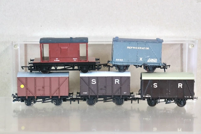 HORNBY DAPOL RATIO Kit Construit Râteau De 5 Du Sud Goods Banane Frein ...