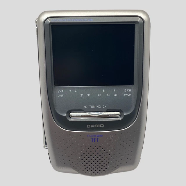 CASIO EV-680P PORTABLE COLOR TV Europe channels CCIR/ITALY/UK/IR PAL B ...