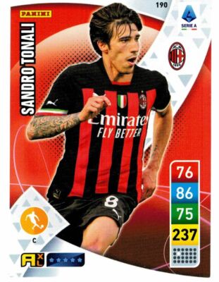 PANINI ADRENALYN XL Calciatori 2022-2023 Card N. 190 Tonali (Milan) EUR ...