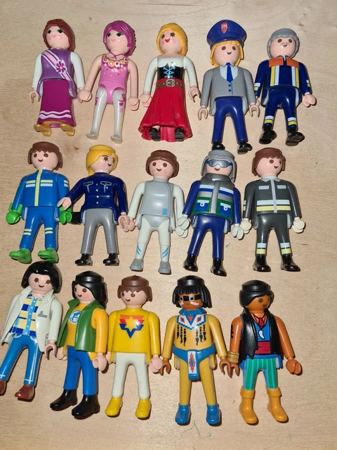 PLAYMOBIL SET FIGUREN * 15 verschiedene Playmobil Männchen * (4) EUR 6,50 - PicClick DE