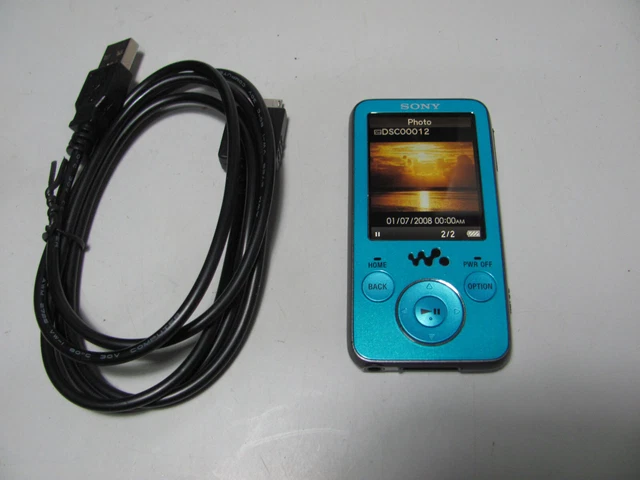 SONY WALKMAN DIGITAL Media Player Model NWZ-E436F Blue Fully Tested ...