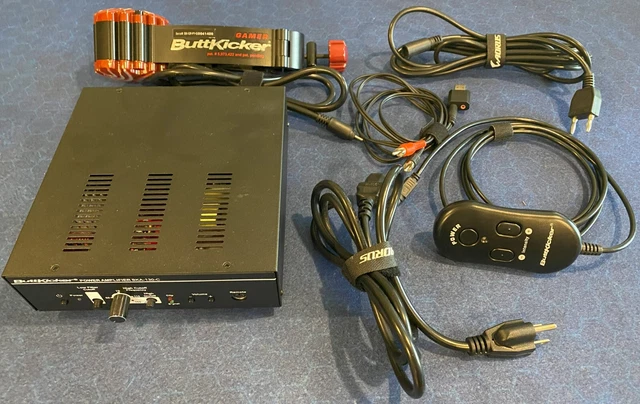 BUTTKICKER GAMER2 IMMERSIVE Haptic Transducer - 90w Power Amplifier ...