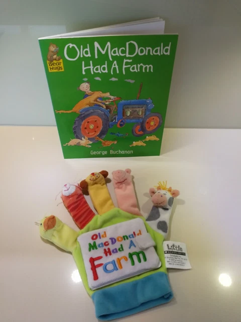 OLD MACDONALD HAD A Farm Finger Puppet Board Book + Book by George ...