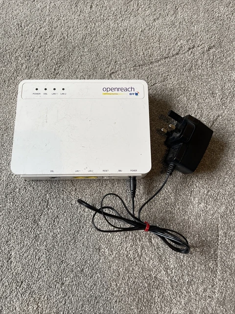 BT OPENREACH HUAWEI EchoLife VDSL Fibre Modem - White (HG612) £29.95 ...