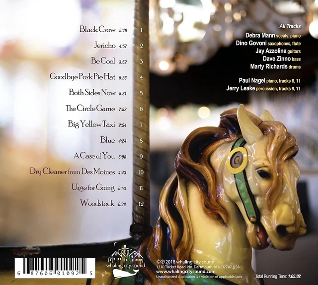 DEBRA MANN FULL Circle: The Music of Joni Mitchell (CD) Album Digipak ...