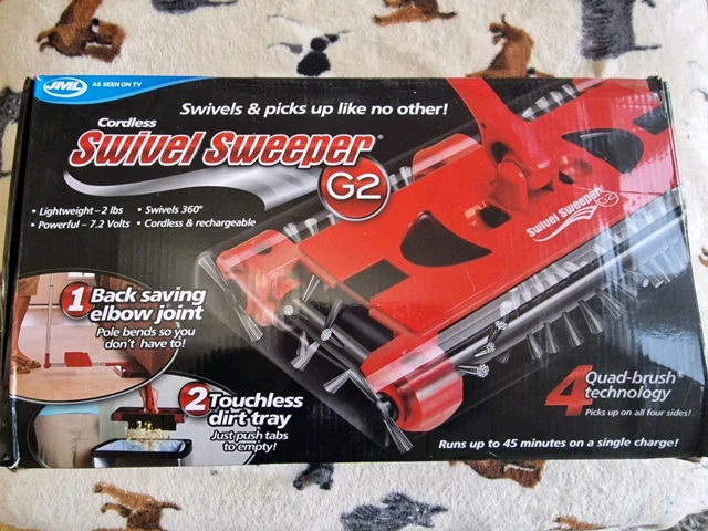 JML SWIVEL SWEEPER - Battery-powered lightweight floor sweeper £26.72 ...