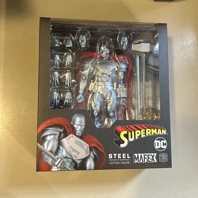 MAFEX DC STEEL return of superman fumetto n.181 figura 6"" medicom ...