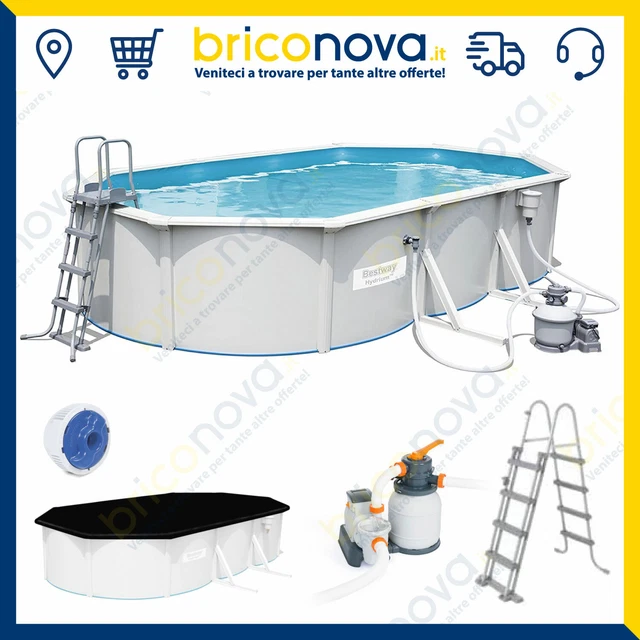 PISCINA FUORI TERRA 56369 Hydrium Bestway 610x360x H.120cm Pareti rigide 360gg EUR 1.490,00 ...