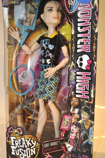 MONSTER HIGH FREAKY Fusion Save Frankie Jackson Jekyll Doll - CBY83 ...
