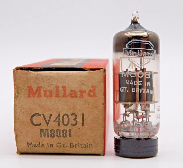 MULLARD CV4031 M8081 ECC91 Valve Tube NOS Boxed (V4) £5.00 - PicClick UK