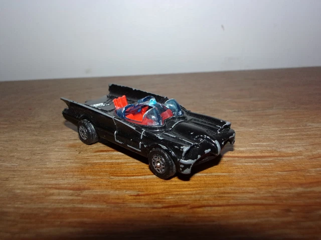 BATMOBILE BATMAN CORGI Juniors 1976 style Majorette Hotwheels Matchbox ...