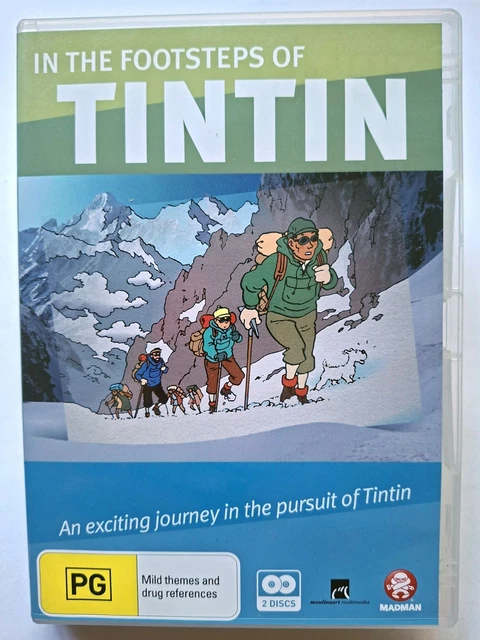 IN THE FOOTSTEPS of Tintin [2 DVD Set] Region 4, FREE Next Day Post ...