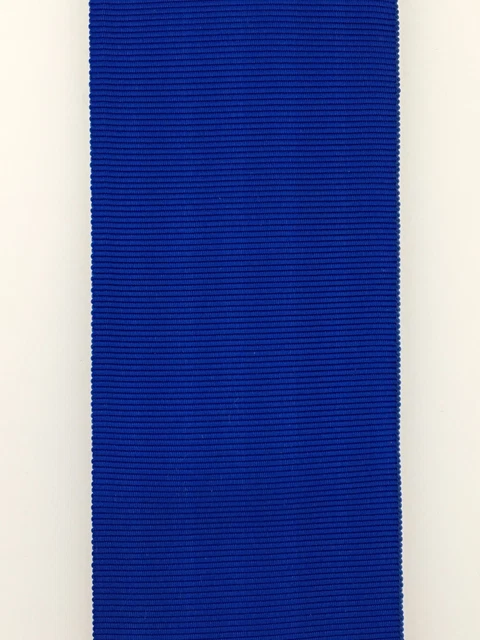 WW2 GERMANY GERMAN WIDE Blue long service medal or cross ribbon. 15cm ...
