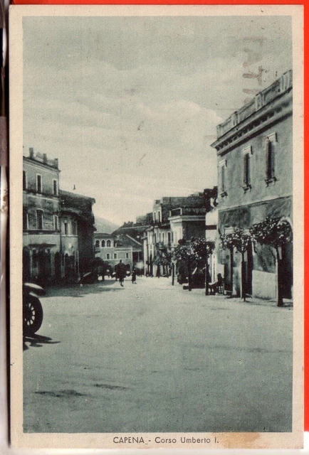 CARTOLINA CAPENA Fp Viaggiata 1937 Corso Umberto I EUR 16,50 - PicClick IT