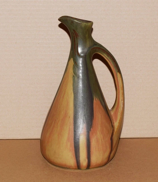 PICHET EN GRÈS à décor de coulures signé Denbac EUR 19,00 - PicClick FR