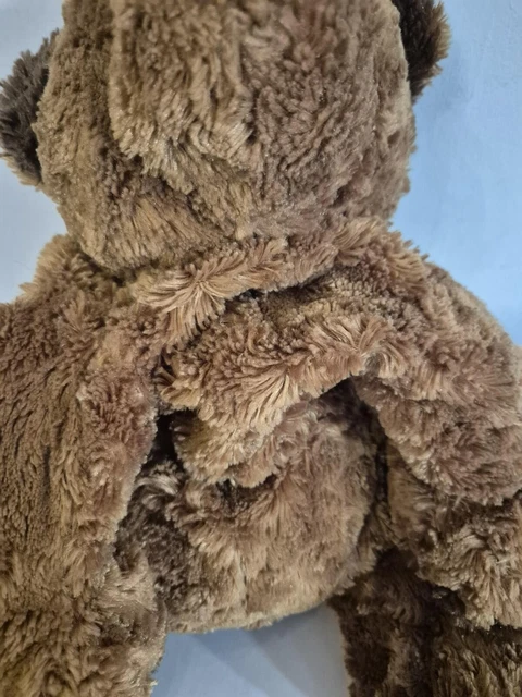 VINTAGE HUGGIE THE Teddy Bear Adoption Agency Plush Soft Toy Brown ...