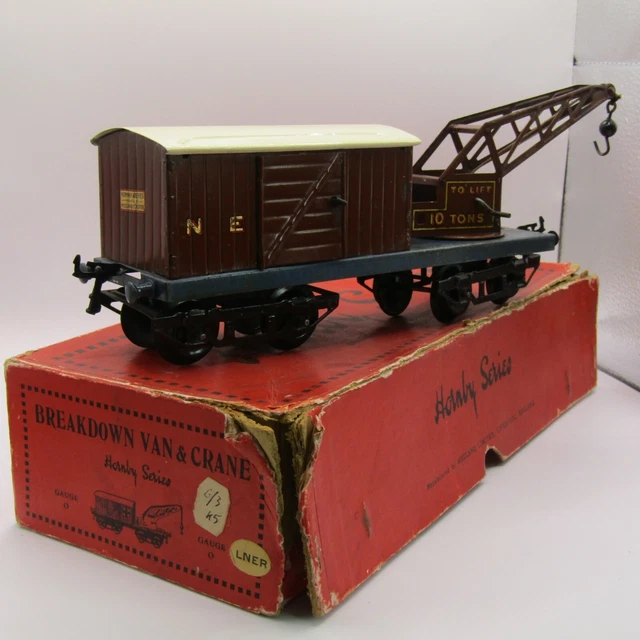 HORNBY O GAUGE NE No2 Breakdown Van & Crane Boxed £49.95 - PicClick UK