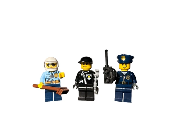 LEGO CITY MINIFIGUREN Polizei Polizisten Kommissar Figur | 3er Pack mit ...