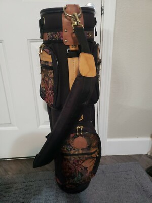 VINTAGE WILSON COUNTRY Club Golf Bag Floral design 6 way gb160 £44.72 ...