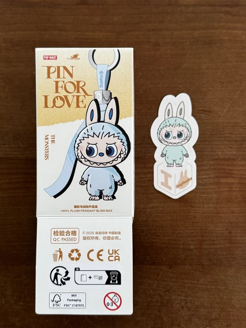 ORIGINAL POPMART LABUBU PIN for Love The Monsters - Buchstabe „I“ Neu 🔥 EUR 35,00 - PicClick DE