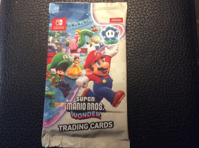 PACCHETTO CARTE SUPER Mario Bros Wonder nuovissimo sigillato spedizione ...