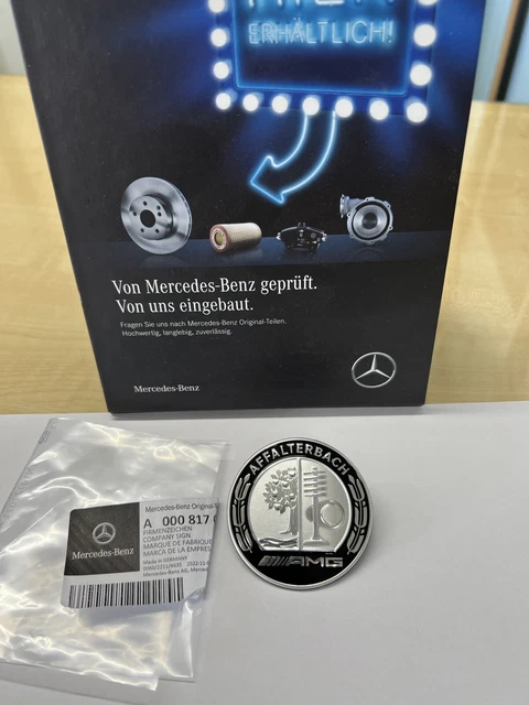 MERCEDES BENZ AMG Logo Emblem W206 C-Klasse Stoßfänger A0008170708 ...