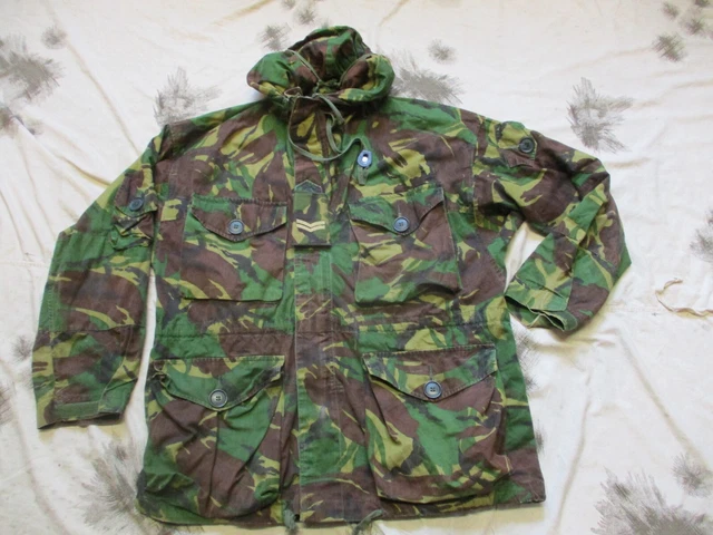 Genuine Issue Dpm Camo Sas Arctic Cotton Gabardine Windproof Smock 160