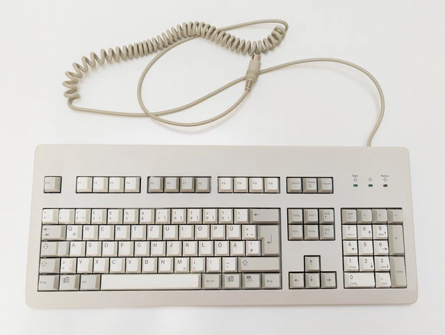 CHERRY G81-3000 MY Vintage Windows 95 Keyboard Tastatur QWERTZ Beige ...