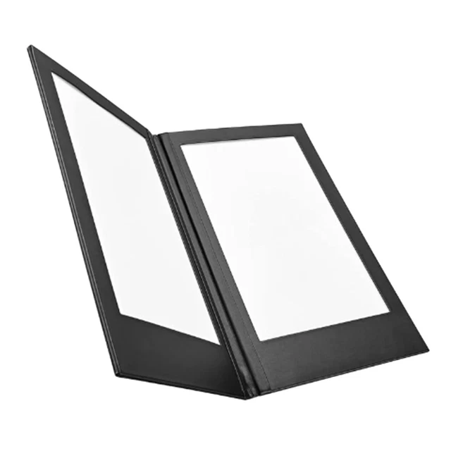 RECHARGEABLE LED LIGHT Menu Book PU Leather Display Book Night Club7983 ...
