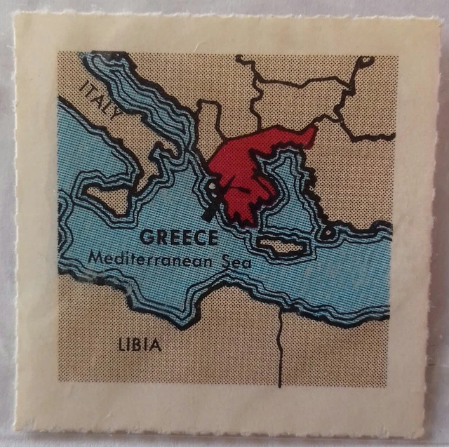 1912 GREECE Map Greek Vignette Stamp £15.00 - PicClick UK