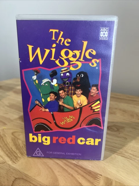 THE WIGGLES: BIG Red Car VHS Tape Original Cast ABC Video, 1995 ...