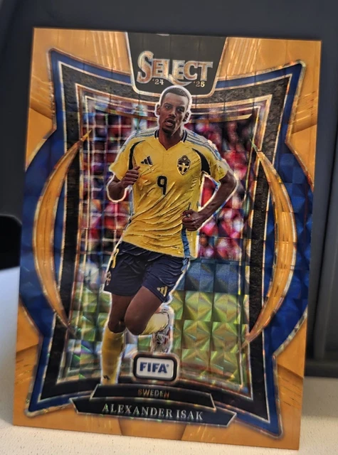 2024-25 PANINI SELECT FIFA Alexander Isak Orange /125 Terrace Sweden £7 ...