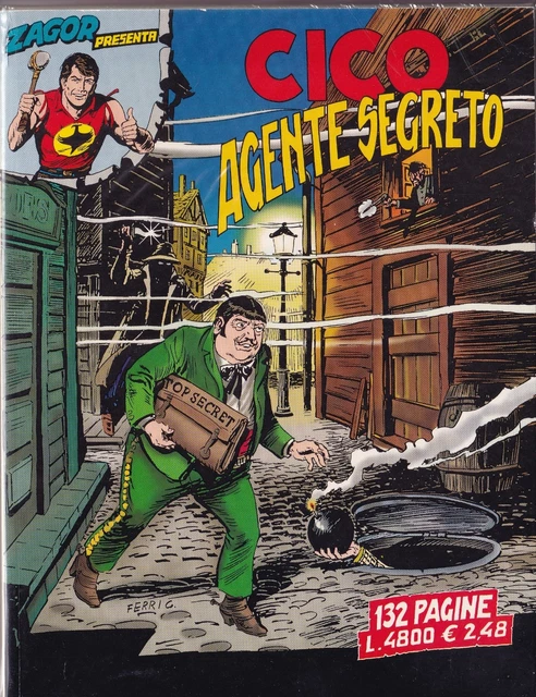 ZAGOR PRESENTA 20 Cico Agente Segreto - Quasi Edicola EUR 4,90 - PicClick IT