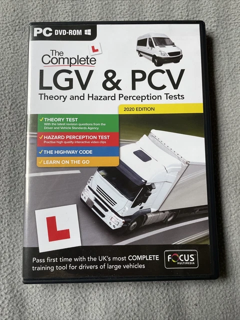 COMPLETE LGV PCV Theory & Hazard Perception Driving Test PC DVDROM 2020 ...