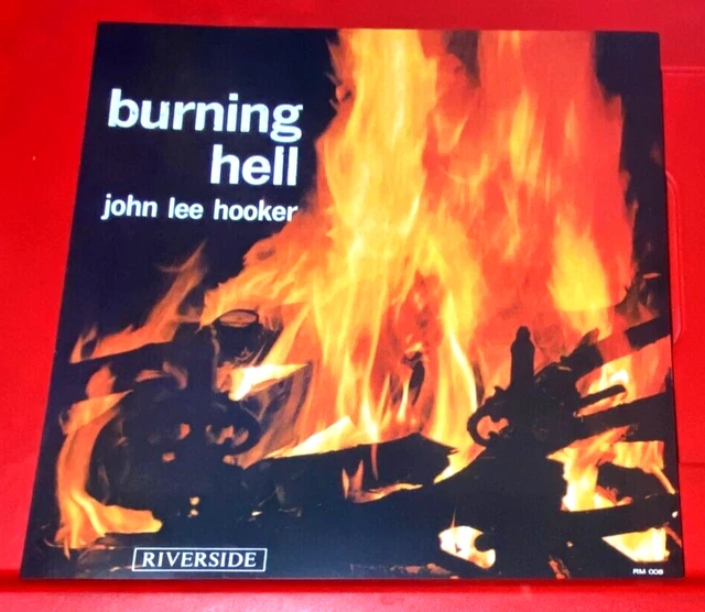 JOHN LEE HOOKER Burning Hell Album Cover Art PICTURE / PRINT 12" x 11.5" £2.49 - PicClick UK