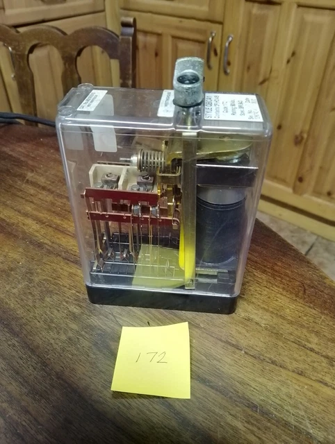 BRITISH RAILWAYS SIGNALLING Timer Relay Pin Code 172 Sold As Seen ...