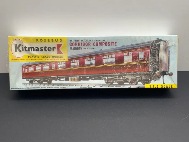 KITMASTER RAILWAYS Corridor Composite Maroon (#18) Sealed Box ...