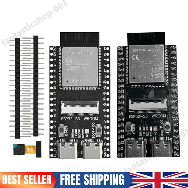 ESP32-S3- CAM BOARD Detailed Tutorial Example Projects with OV2640 Camera £8.51 - PicClick UK
