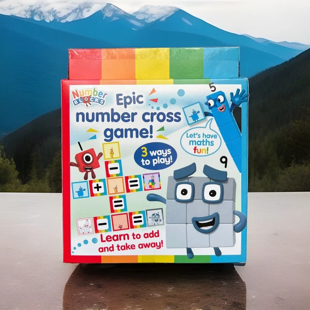 NUMBERBLOCKS EPIC NUMBER Cross Game Educational Maths Toy *RARE ...