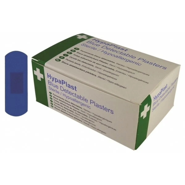 SAFETY FIRST AID HypaPlast Blue Catering Plasters - Pack of 100 [D7001 ...