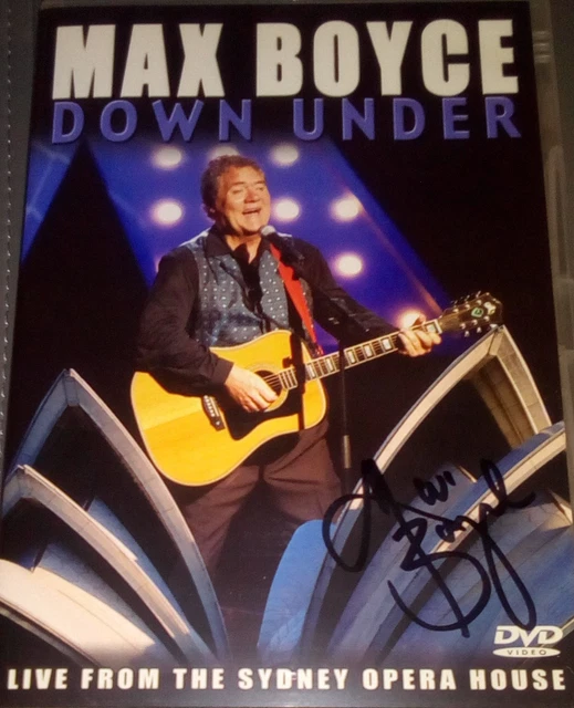 MAX BOYCE DOWN Under Sydney Opera House 2003 Dvd Signed £6.99 - PicClick UK