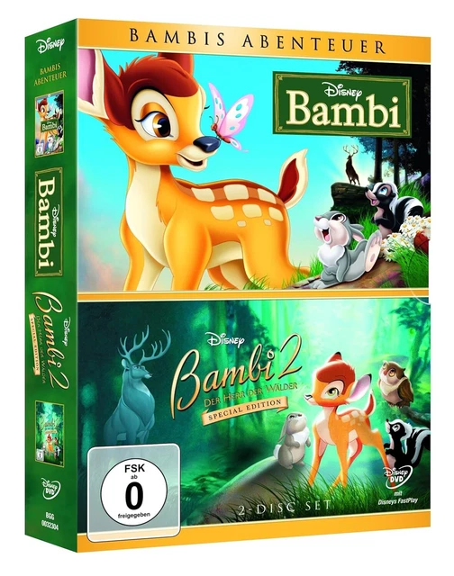 BAMBI'S ADVENTURE BAMBI Diamond Edition + Bambi 2 Special Edition 2 DVD ...