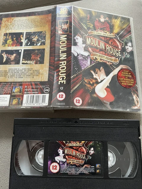 MOULIN ROUGE (VHS Video Tape) Nicole Kidman, Ewan McGregor EUR 1,15 ...