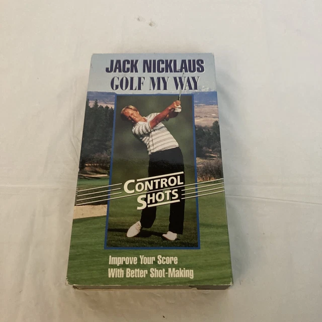 VINTAGE VHS JACK Nicklaus Golf My Way Control Shots Brand New OOP £11. ...