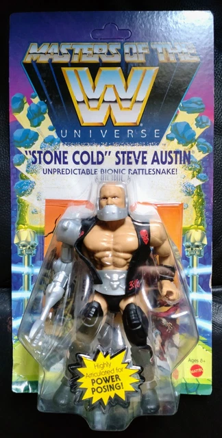 MATTEL MASTERS OF WWE Universe Bionic Rattlesnake Stone Cold STEVE ...