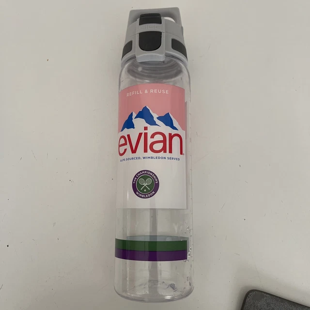 LIMITED EDITION- WIMBLEDON Tennis Players Evian Water Bottle 2024 £45.00 - PicClick UK