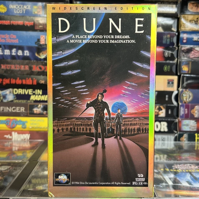 DUNE 1984 VHS Tested Kyle MacLachlan David Lynch Cult Sci-Fi Epic ...