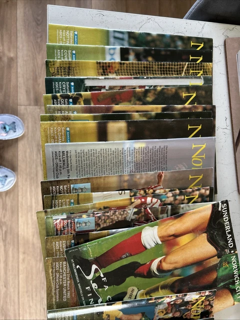 NORWICH CITY FOOTBALL club Programmes £10.78 - PicClick UK